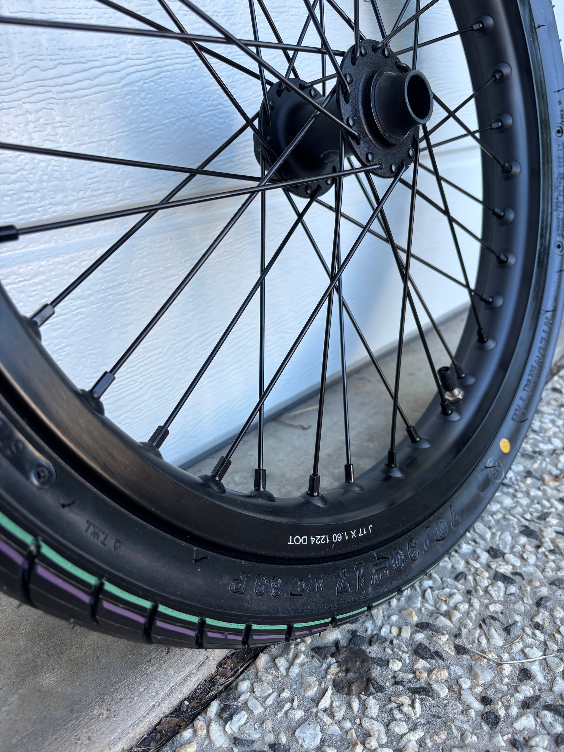 17" Super Motard Street Wheel Kit for SurRon LBX, E-Ride Pro SS, Talar ...