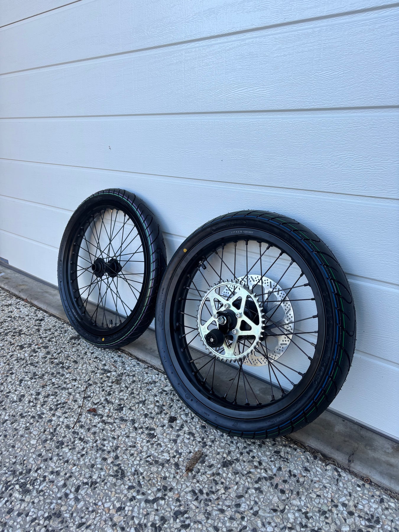 17" Super Motard Street Wheel Kit for SurRon LBX, E-Ride Pro SS, Talar ...